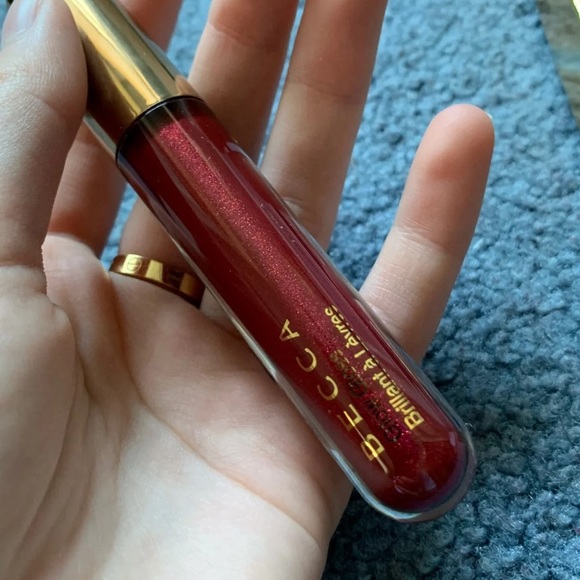 Becca Cosmetic | Makeup | Nib Becca Cosmetics Glow Gloss Ruby Fire ...